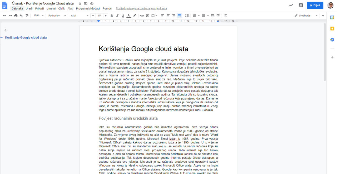 Google Cloud Alati – Studentski inkubator Veleučilišta u Bjelovaru